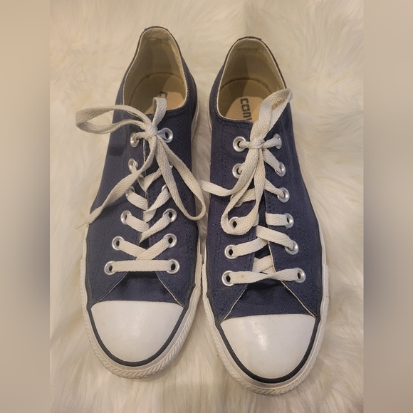 Converse | Shoes | Converse Chuck Taylor Low Blue And Yellow Sneakers ...
